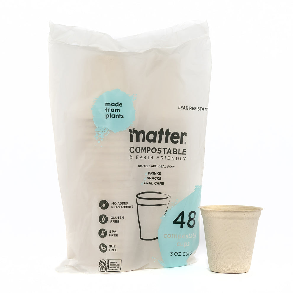 Matter Compostable 3oz Cups - 48 Count – Shop Matter Products