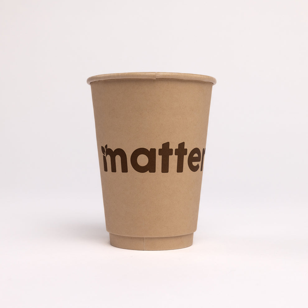 Matter Compostable Hot 12oz Cups with Lids - 10 Count – Shop Matter ...